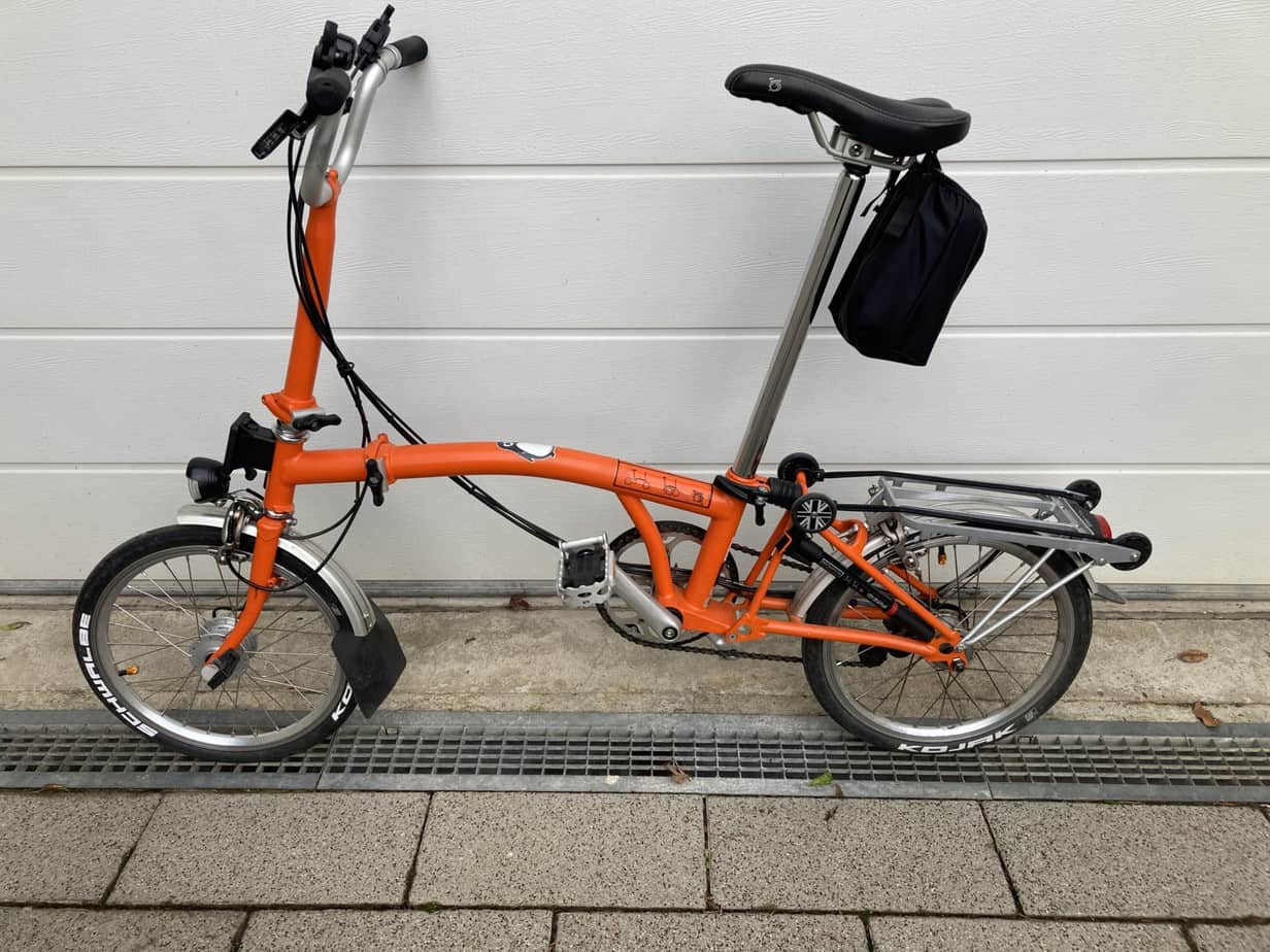 BROMPTON M6R ORANGE occasion reconditionné - VENDRE-SON-VELO.COM
