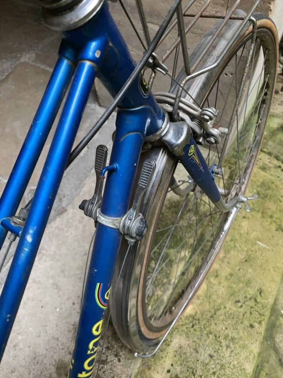Vélo ville femme gitane bleu style rétro occasion reconditionné - VENDRE-SON-VELO.COM