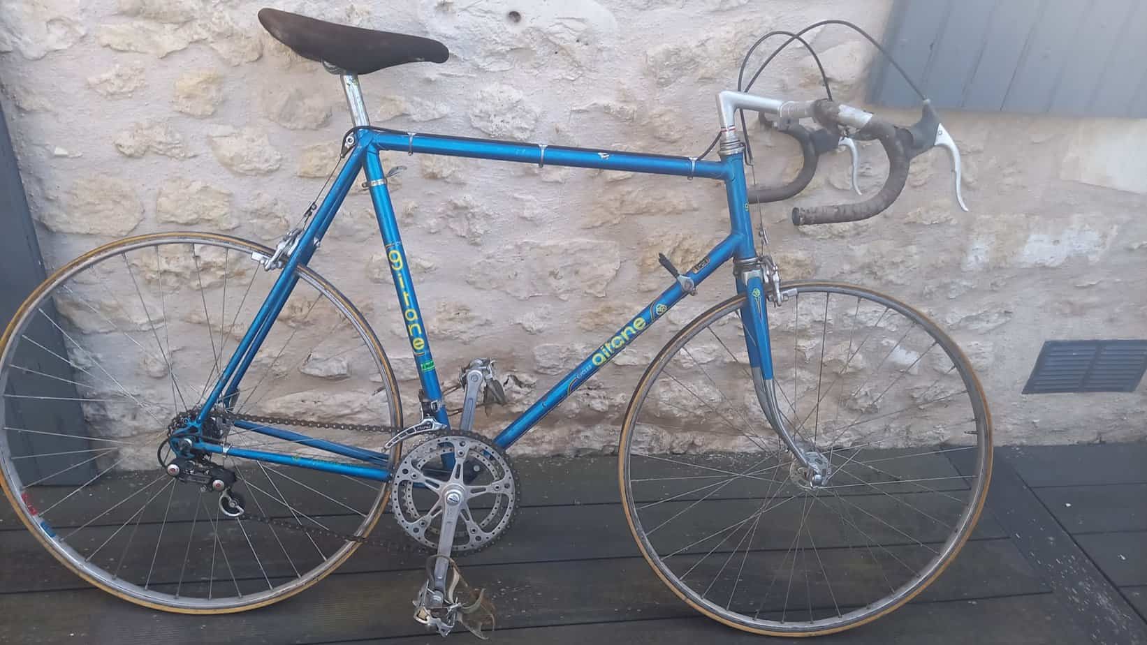 route vintage Gitane Racing team 1970 - VENDRE-SON-VELO.COM