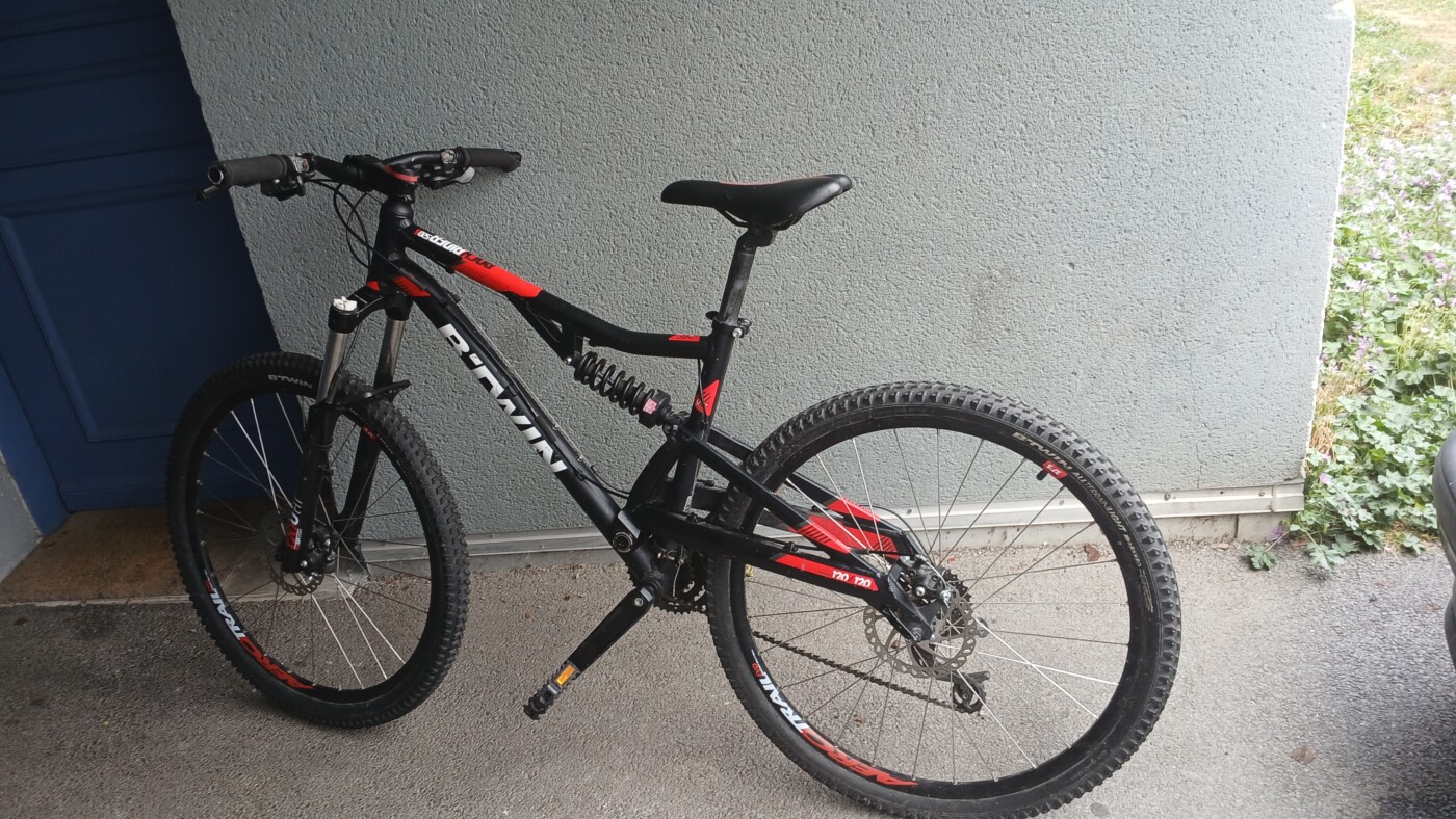 Btwin ROCKRIDER 520s 2018 occasion reconditionné - VENDRE-SON-VELO.COM