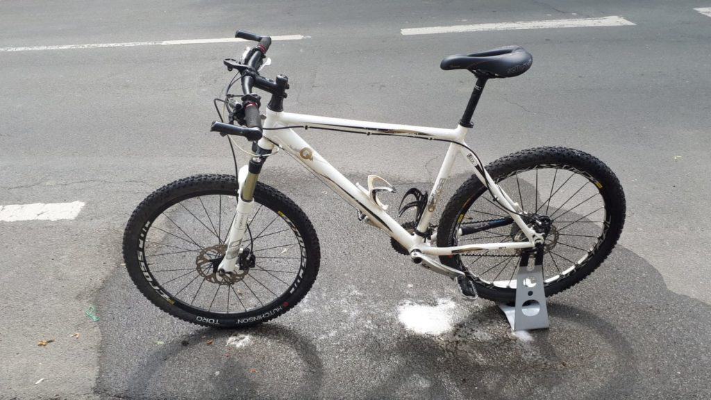 VTT Qbike blanc vélo volé - VENDRE-SON-VELO.COM