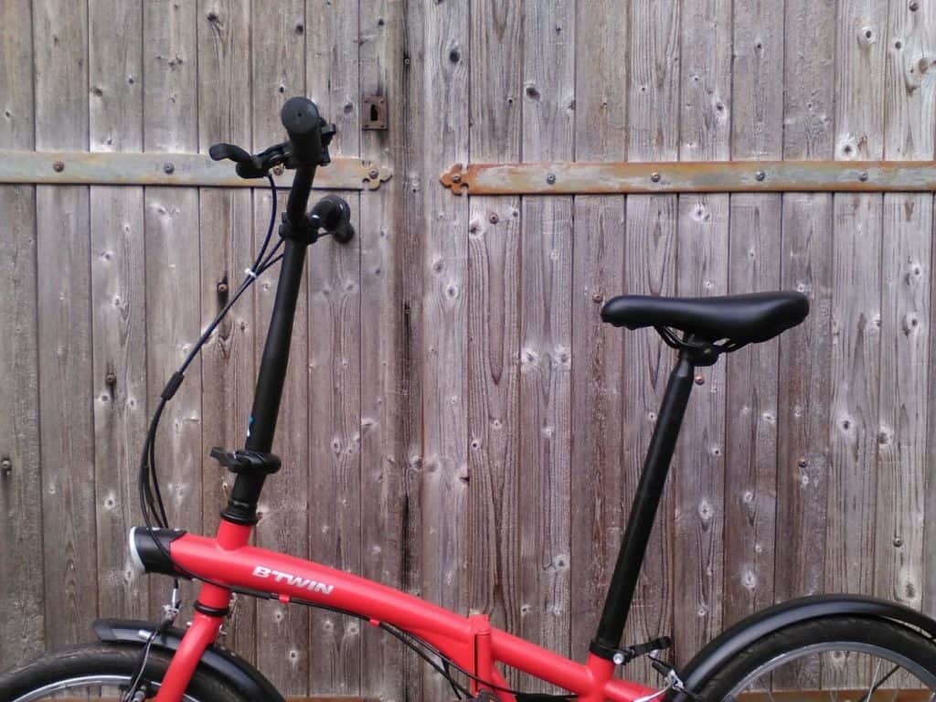 vélo pliable Btwin Tilt 120 rouge 2019 - VENDRE-SON-VELO.COM