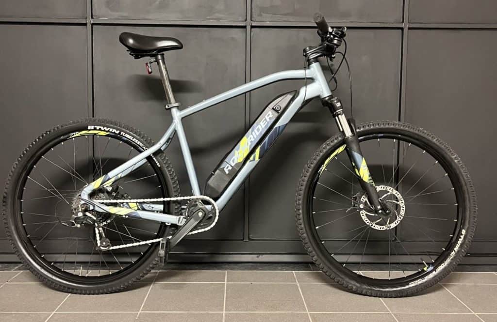 Rockrider E-ST 100 bleu 27.5" 2020 - VENDRE-SON-VELO.COM